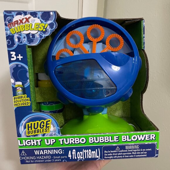 Maxx Bubbles | Toys | Maxx Bubbles Bubble Machine Light Up Turbo Bubble ...